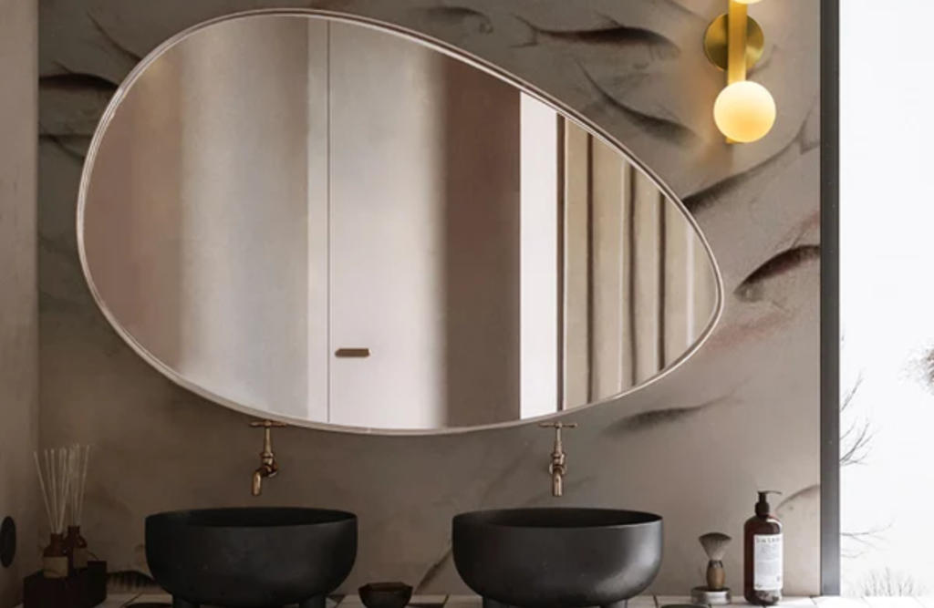 Transform Your Bathroom with a Stunning Blob Mirror | MS Home Style